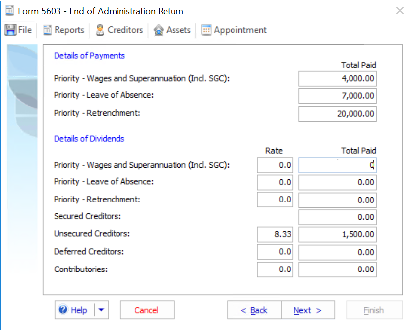 End of Administration return(EAR) - FEG and Dividend payments – Aryza ...