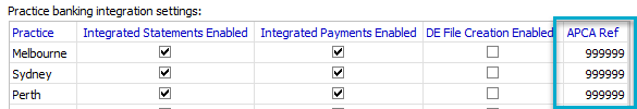 Banking Integration: Setting up your bank and default APCA Ref (and ...