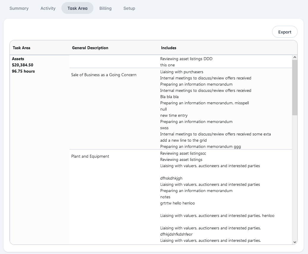 Timekeeping exports – Aryza Australia