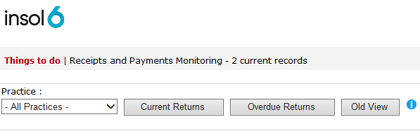 Home page: Compliance: Receipts and Payments (Form 5602 and Form 5603 ...