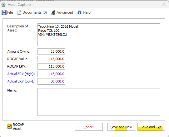 03 - Adding Assets & ROCAP – Aryza Australia
