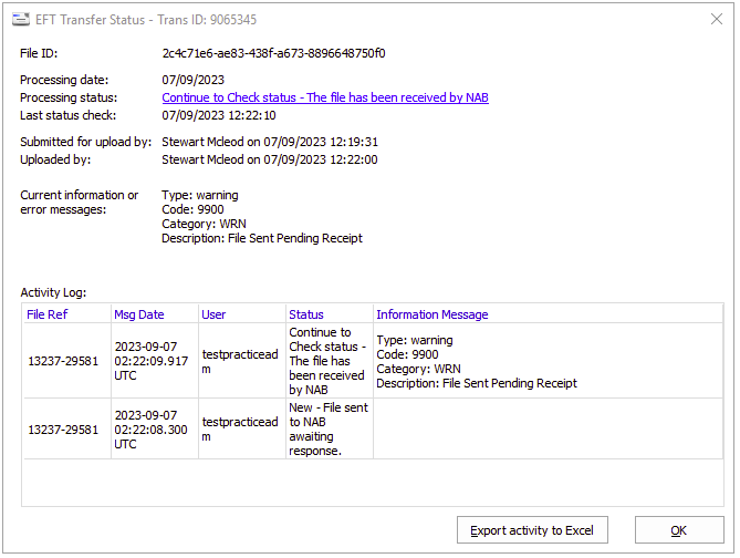 Uploading DE / ABA Files to NAB – Aryza Australia