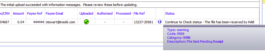 Uploading DE / ABA Files to NAB – Aryza Australia
