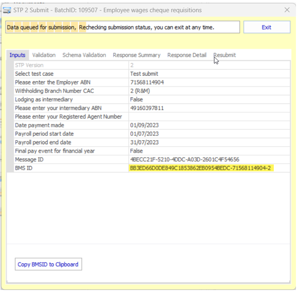 STP - BMS ID what is it? – Aryza Australia