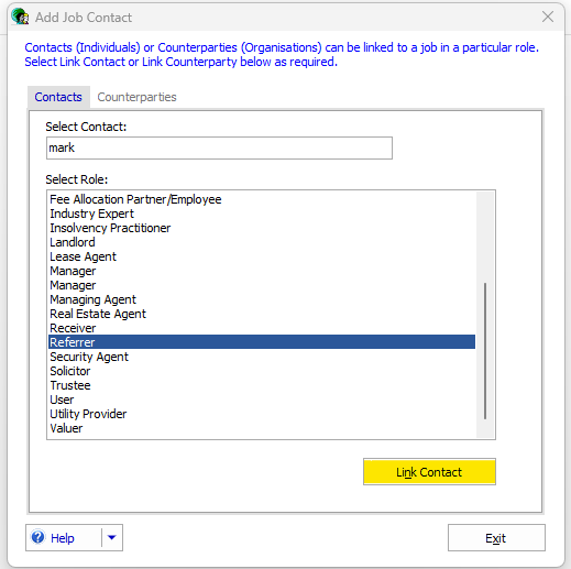 02 - Adding Creditors, Counterparties & Contacts to a Job – Aryza Australia
