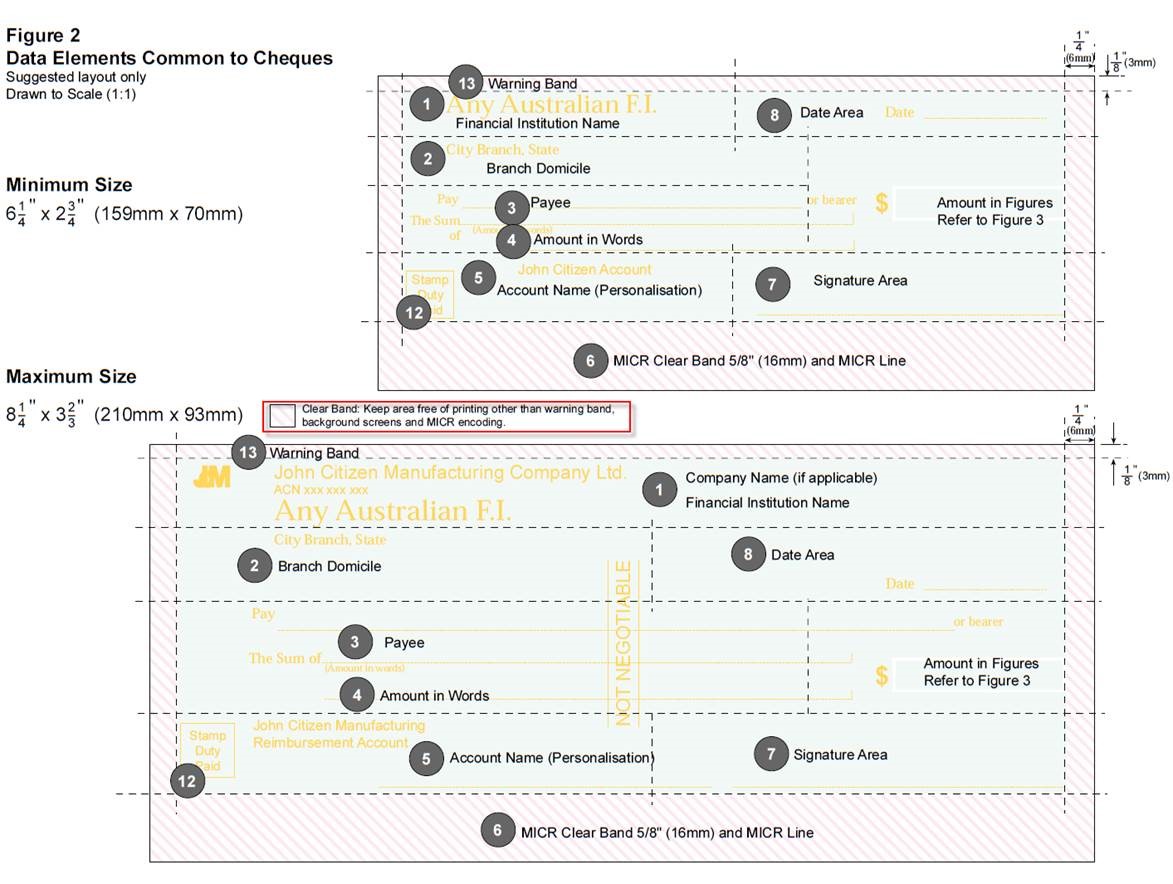 Designing a cheque layout Positioning of BankName and BankAddress – Exalt