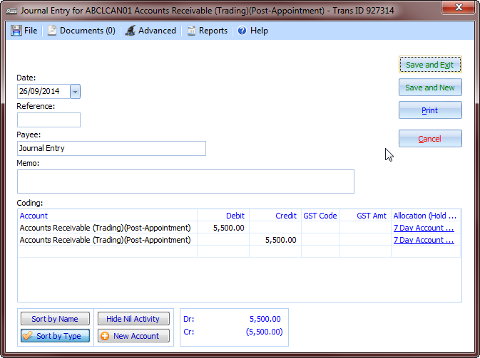 Debtor Write Offs - Post Appointment Debtors – Aryza Australia