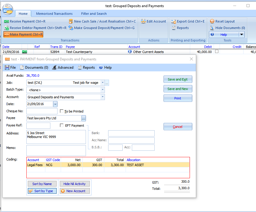 Realising Assets through Group Deposits/Payments – Aryza Australia